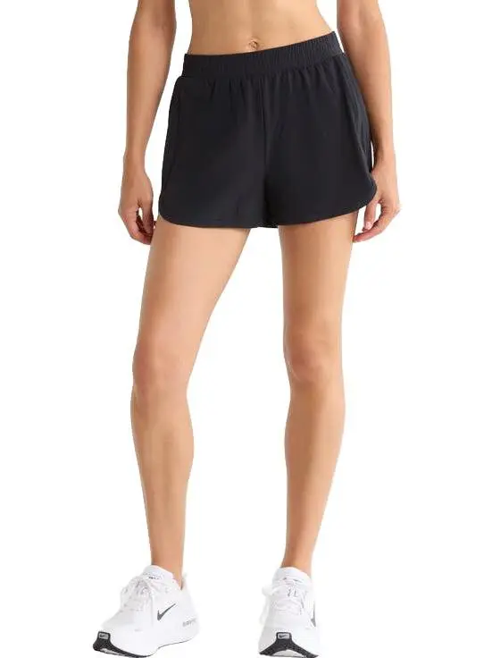 Beyond Yoga Go Retro Shorts - True Black