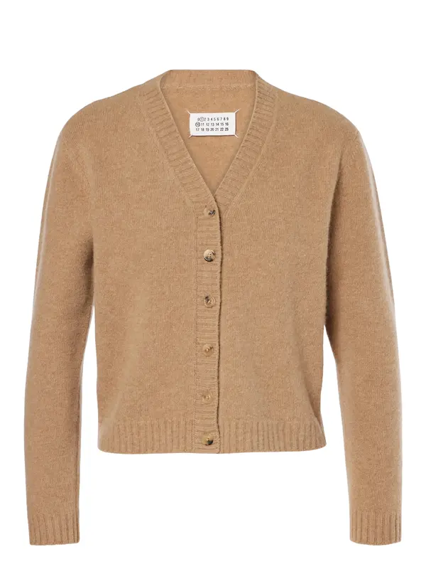 MAISON MARGIELA Wool Cardigan - Beige