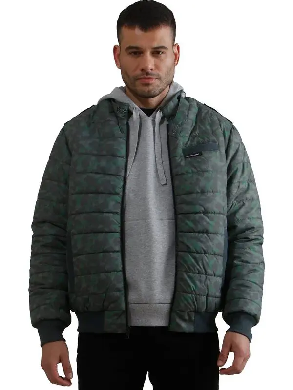MEMBERS ONLY Soho Quilted Jacket - Olive Camo