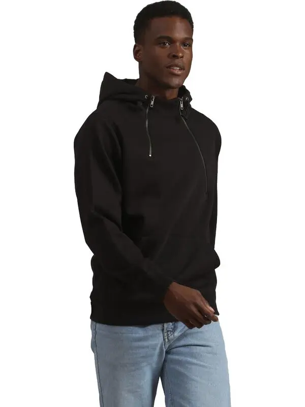 MEMBERS ONLY Taylor Double Zipper Hooded Pullover - Black