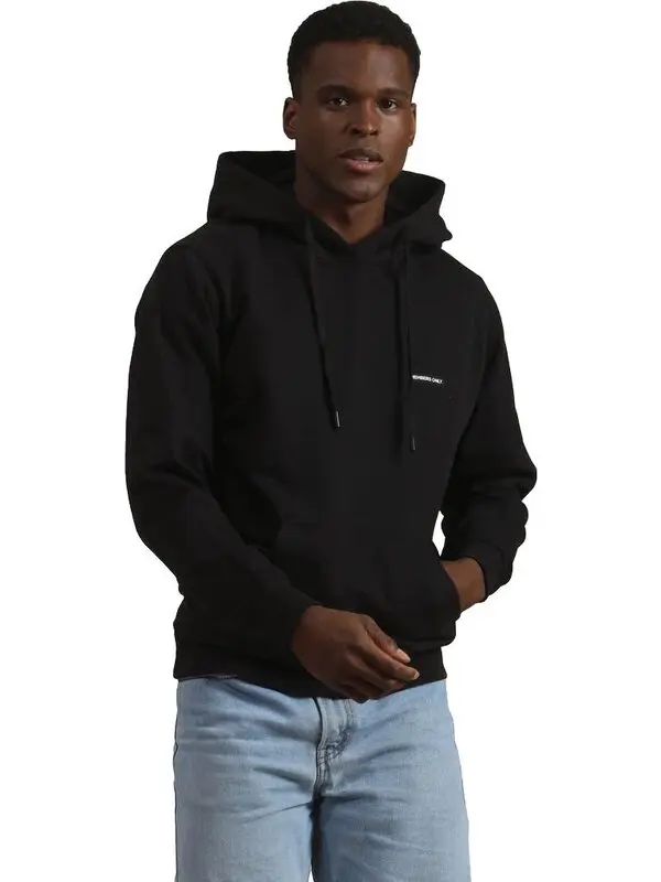 MEMBERS ONLY Logan Hooded Sweatshirt - Black