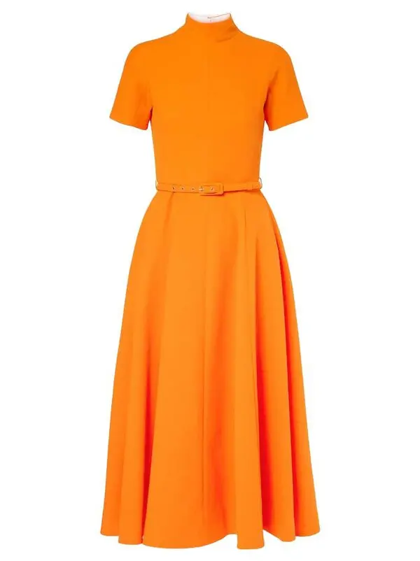 EMILIA WICKSTEAD Camilla Midi Dress - Orange