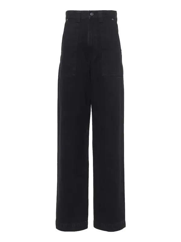 Khaite Hewitt High-rise Jeans - Black