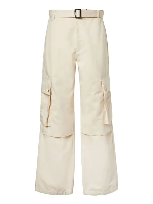 Jacquemus Le Cargo Wide-leg Pants - Beige