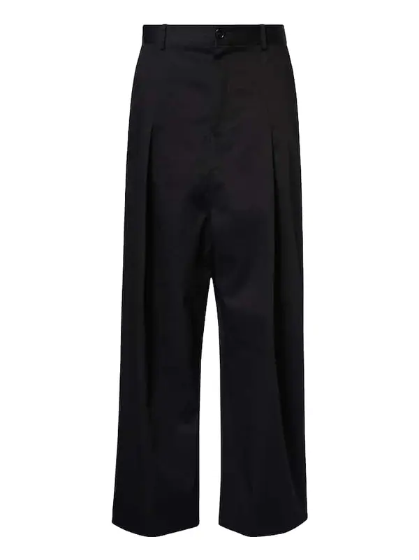 Loewe Low-rise Wide-leg Pants - Black