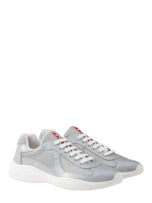 Prada America's Cup Sneakers - Pearl / Silver