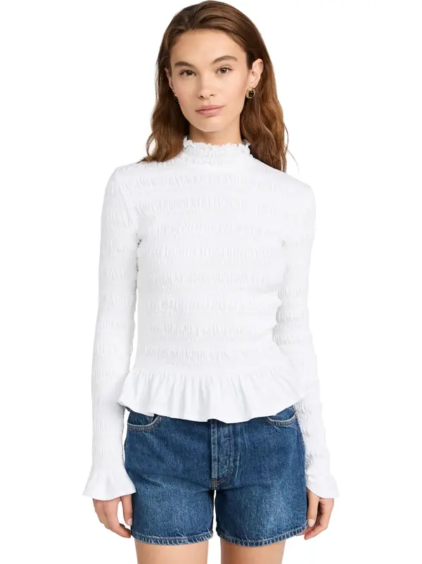 Merlette Kantor Jersey Top - White