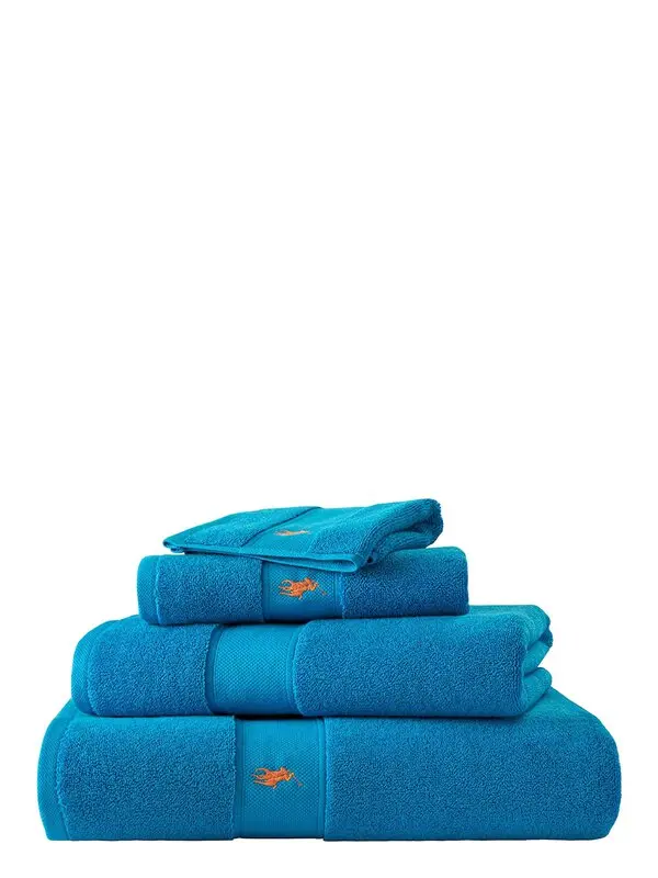 Ralph Lauren Polo Player Guest Towel - Turquoise