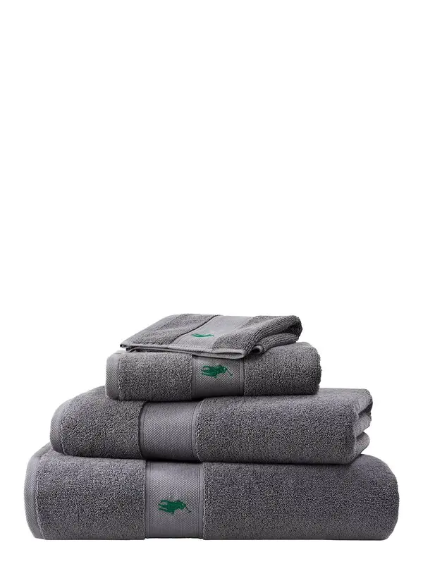 Ralph Lauren Polo Player Hand Towel - Grey