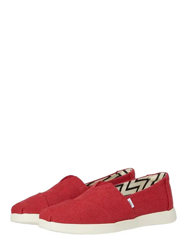 Toms Alpargata Plus Flat Shoes - Red