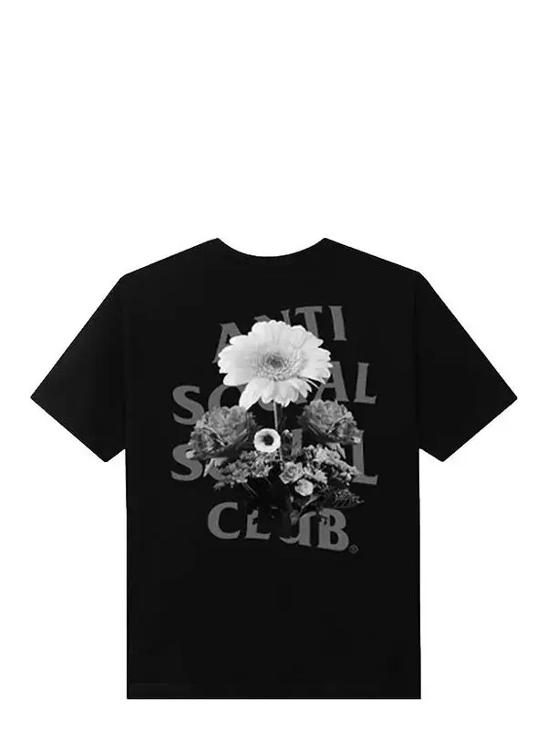 ANTI SOCIAL SOCIAL CLUB Ghost Of You And Me 3m Reflective Tee Shirt - Black