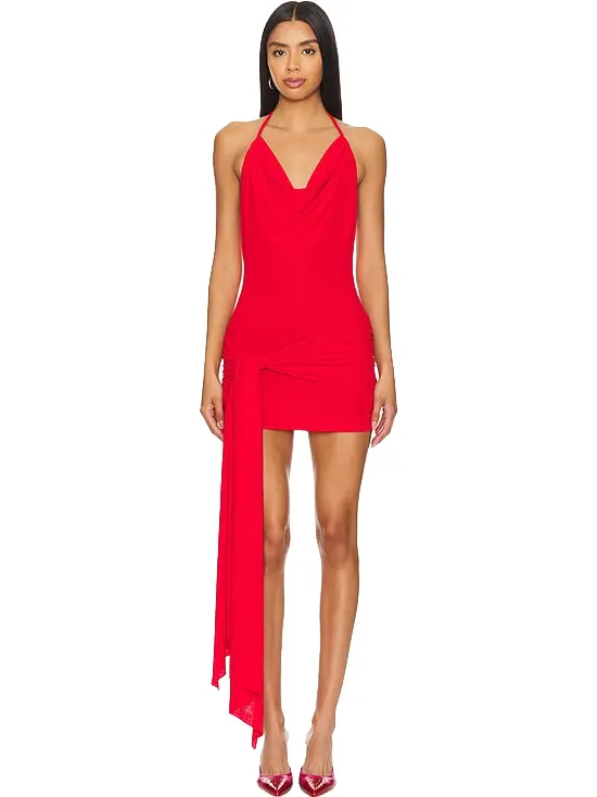 CAMILA COELHO Deserto Mini Dress - Red