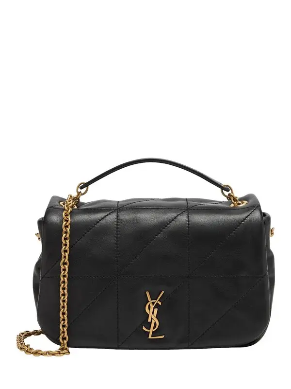Saint Laurent Jamie 4.3 Mini Leather Shoulder Bag - Black