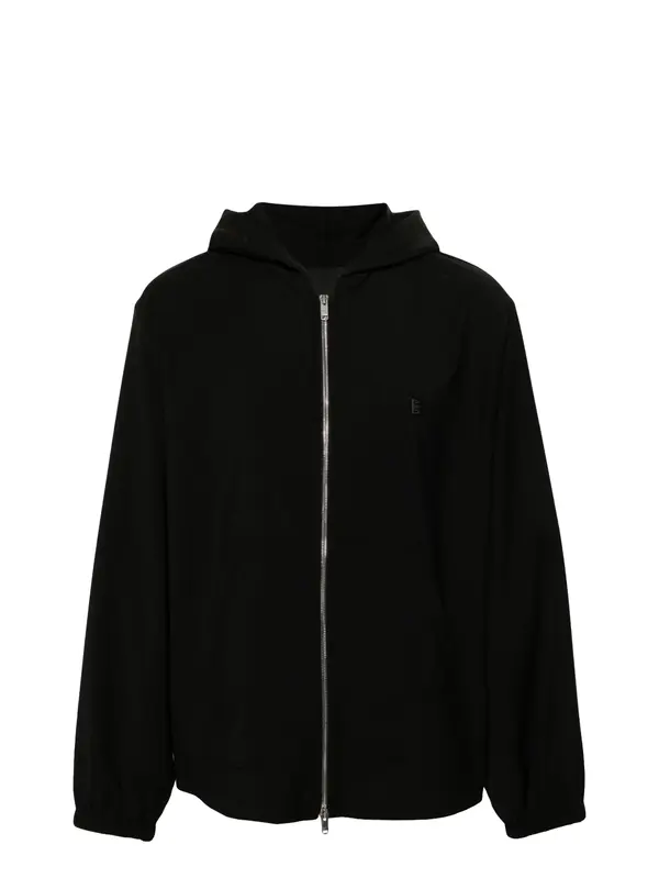 Givenchy 4g Wool Zipped Hoodie - Black