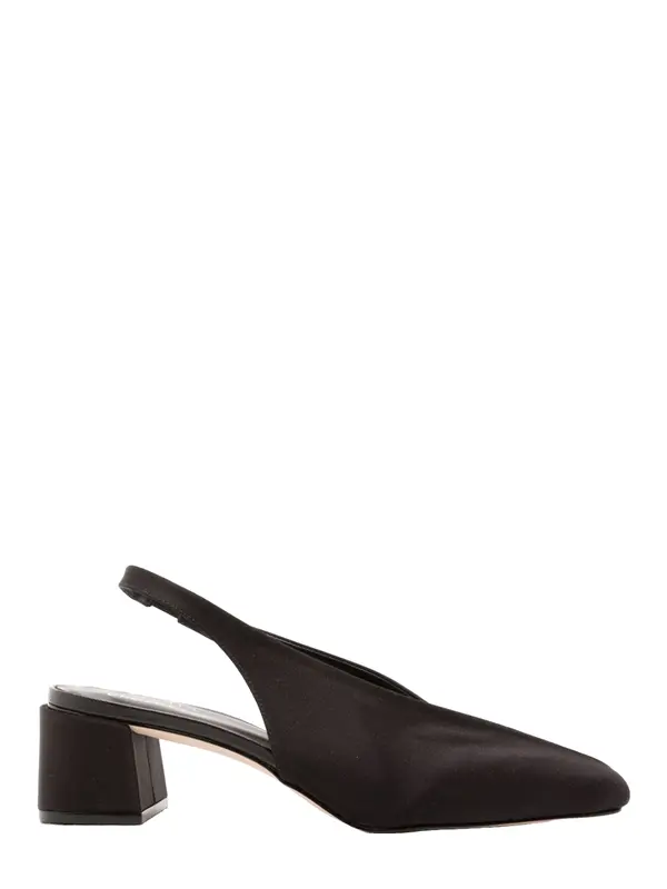 STUDIO CHOFAKIAN Slingback Leather Pumps - Black