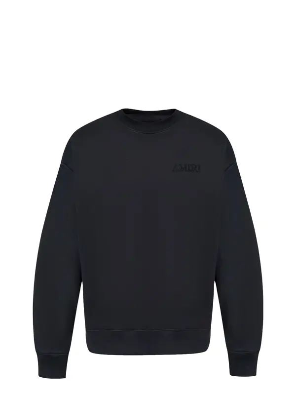 Amiri Embroidered-logo Sweatshirt - Black