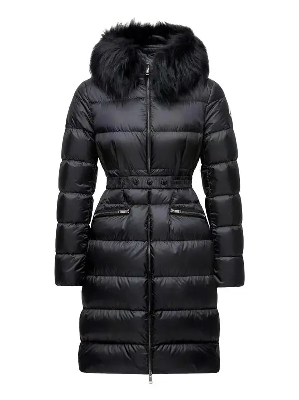 Moncler Boedic Long Down Jacket - Black