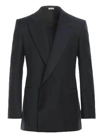 Alexander McQueen Blazer Size Wool, Mohair Wool - Navy