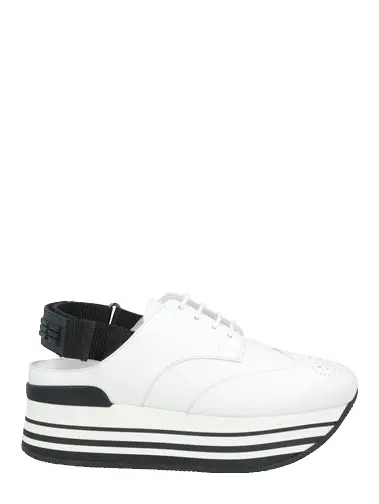 Hogan Leather Chunky Lace-ups - White