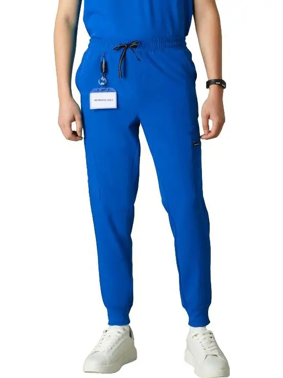 MEMBERS ONLY London Jogger Scrub Pants - Royal Blue