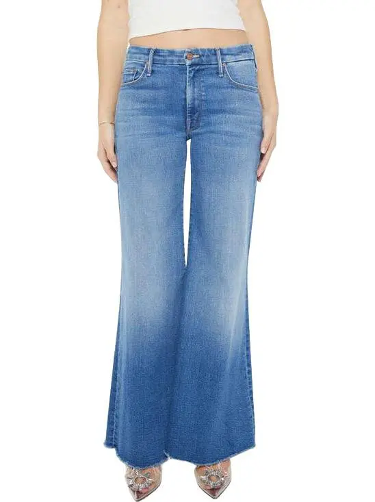 MOTHER The Lil' Roller Wide Leg Jeans - Work Hard Play Hard