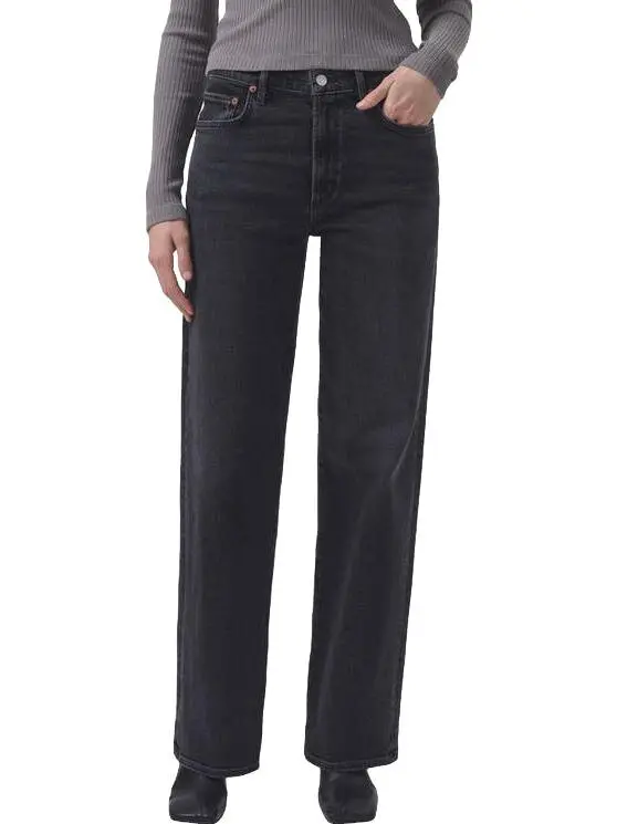 AGOLDE Harper Wide-leg Jeans - Hush