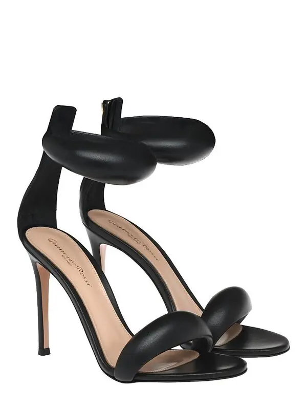 GIANVITO ROSSI Bijoux Sandals - Black Nappa Leather