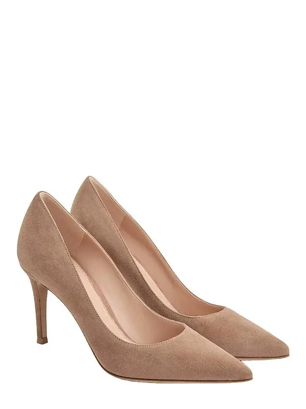 GIANVITO ROSSI 85 Pumps - Medium Pink