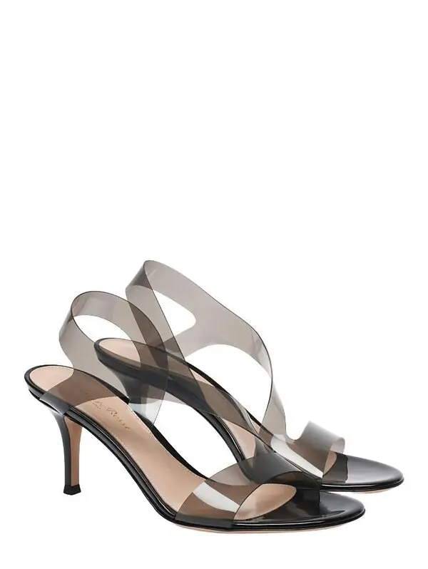 GIANVITO ROSSI Metropolis 70 Sandals - Black Tpu