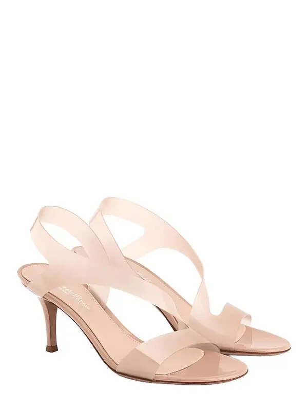GIANVITO ROSSI Metropolis 70 Sandals - Neutrals Tpu
