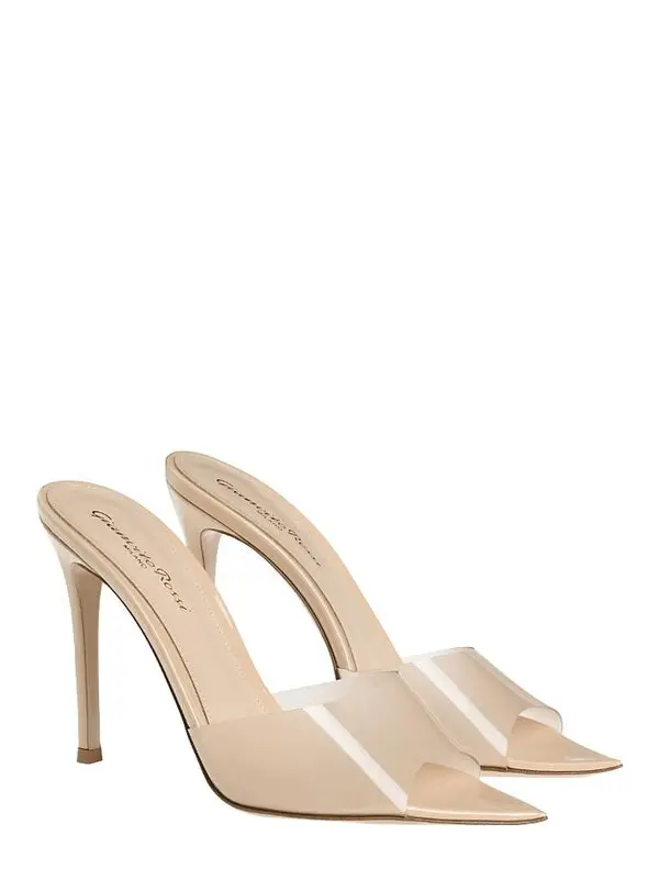 GIANVITO ROSSI Elle Mules - Neutrals Tpu