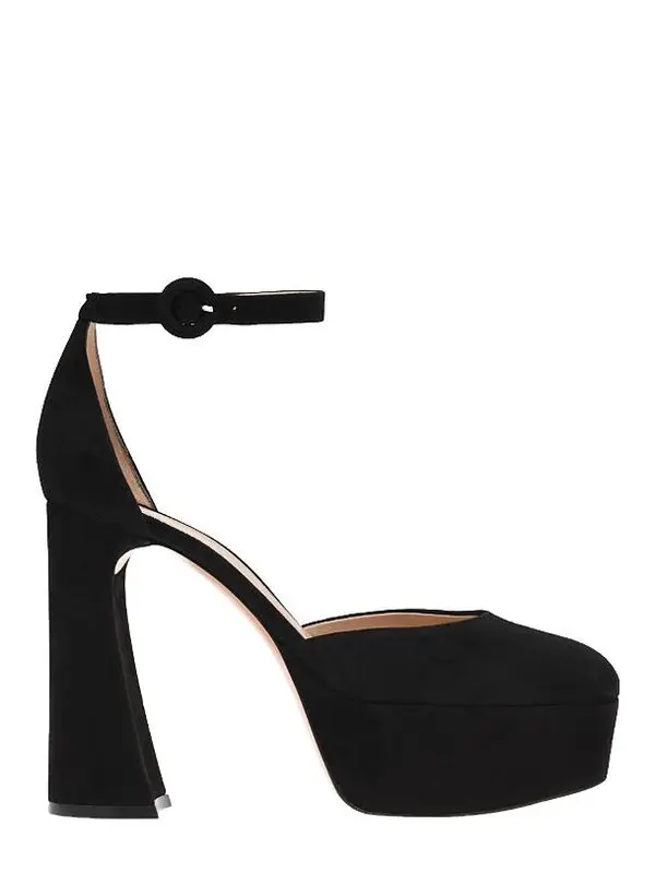 GIANVITO ROSSI Holly D'orsay Pumps - Black Suede