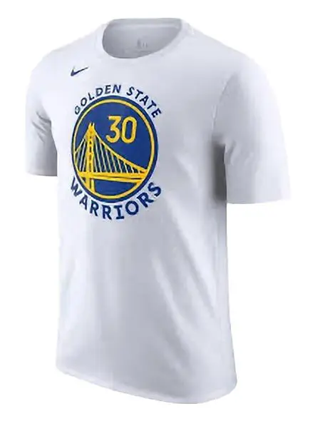 Nike Nba Golden State Warriors Stephen Curry T-shirt - White/blue