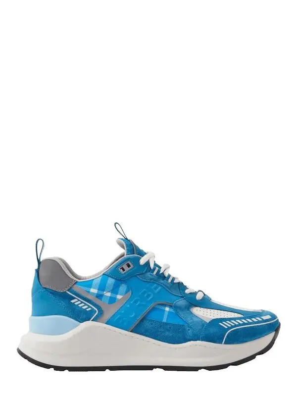 Burberry Sean Low Top Sneakers - Blue/white