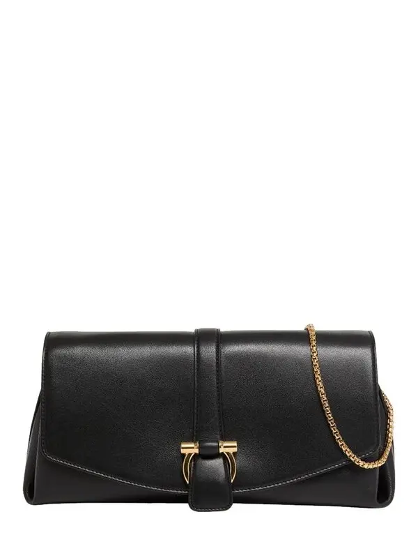 FERRAGAMO F-show Medium Shoulder Bag - Black
