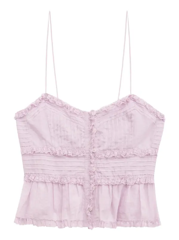 MARANT ETOILE Gloria Top - Lilac