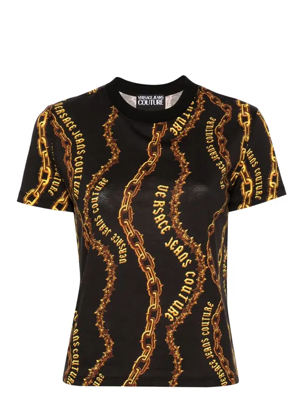 Versace Chain T-shirt - Black