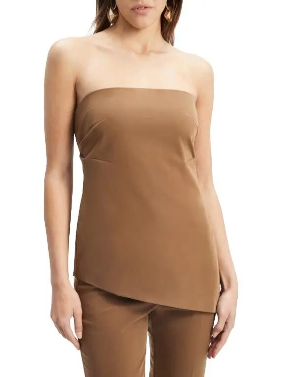 Bardot Cosmos Strapless Top - Chocolate
