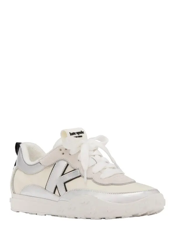 Kate Spade New York K As In Kate Sneaker - Silver Multi.