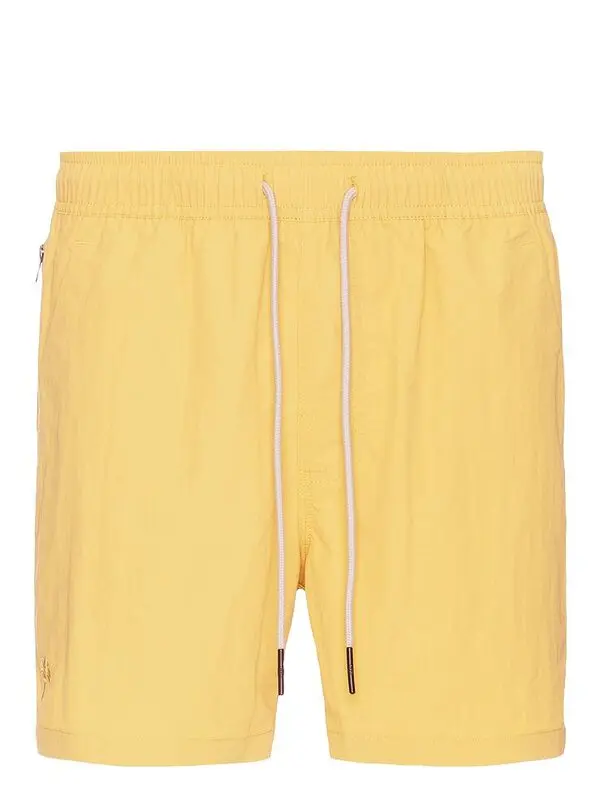 Oas Nylon Swim Shorts - Yellow
