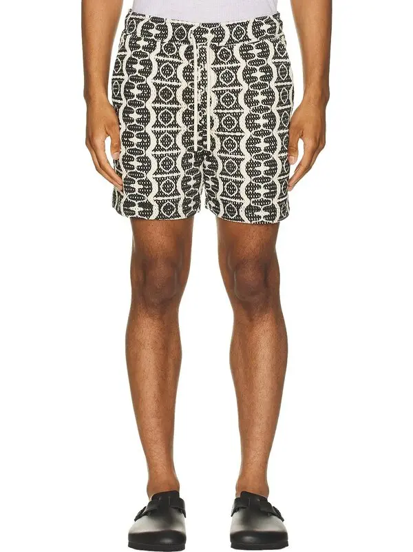 Oas Hypnotise Net Shorts - Black