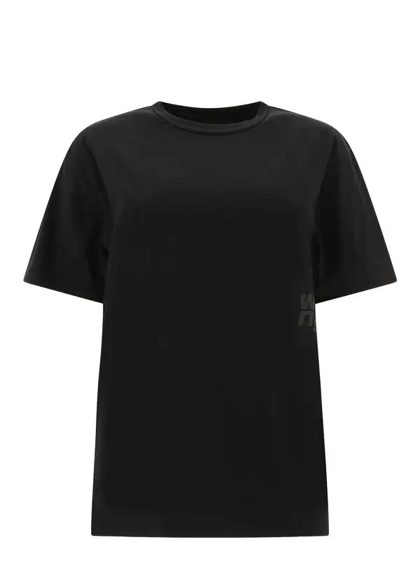 Alexander Wang T-shirt With Logo - Black