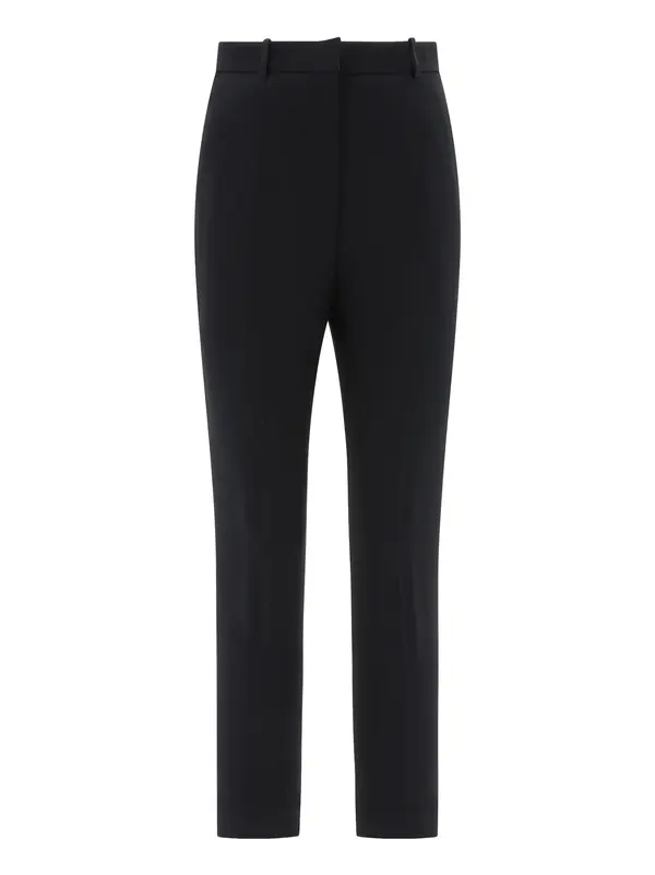 Alexander McQueen Cigarette Trousers - Black