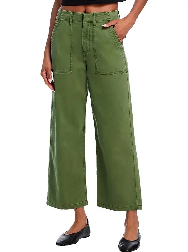 PISTOLA Sophia Cropped Utility Pants - Basil