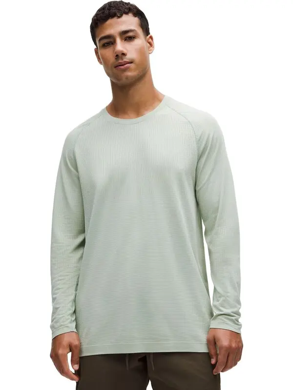 Lululemon Metal Vent Tech Long-sleeve Shirt - Fog Green/pelican