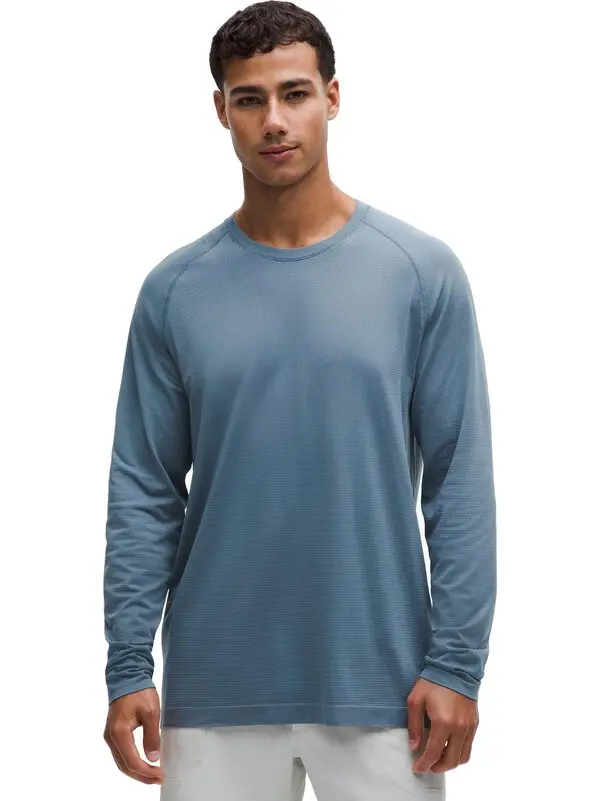 Lululemon Metal Vent Tech Long-sleeve Shirt - Steel Blue/steel Blue