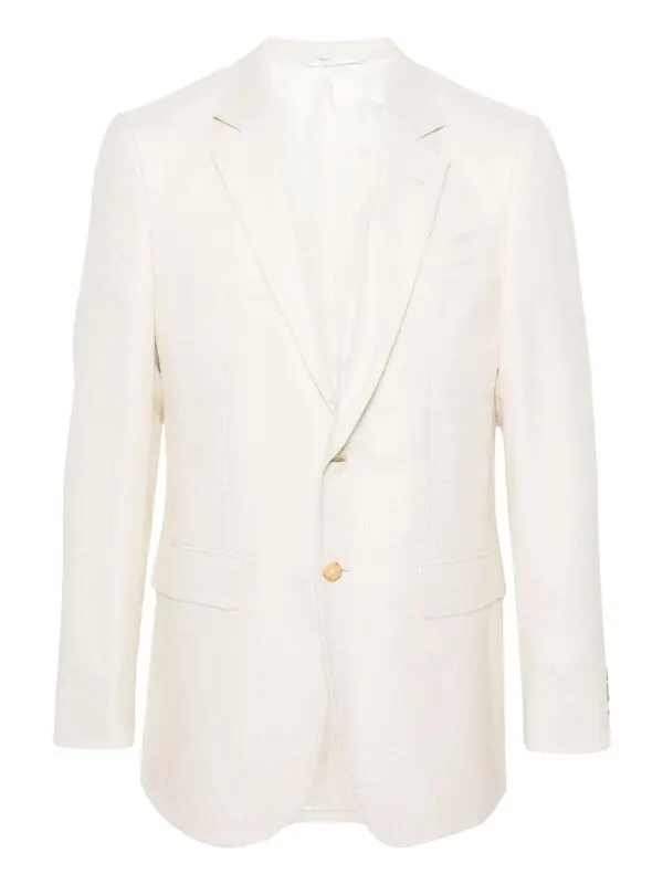 Gabriela Hearst Irving Single-breasted Blazer - White