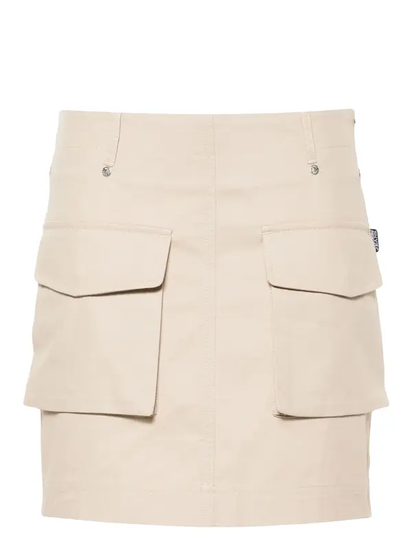 Moschino Cargo Pockets Miniskirt - Neutrals
