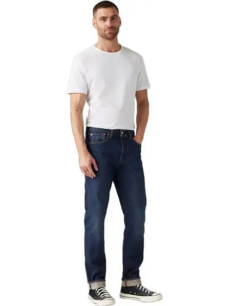 LEVI'S 501 Slim Taper Fit Selvedge Jeans - The Walls