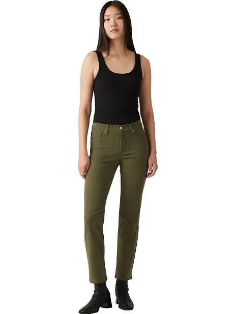 LEVI'S 314 Shaping Straight Jeans - Olive Night